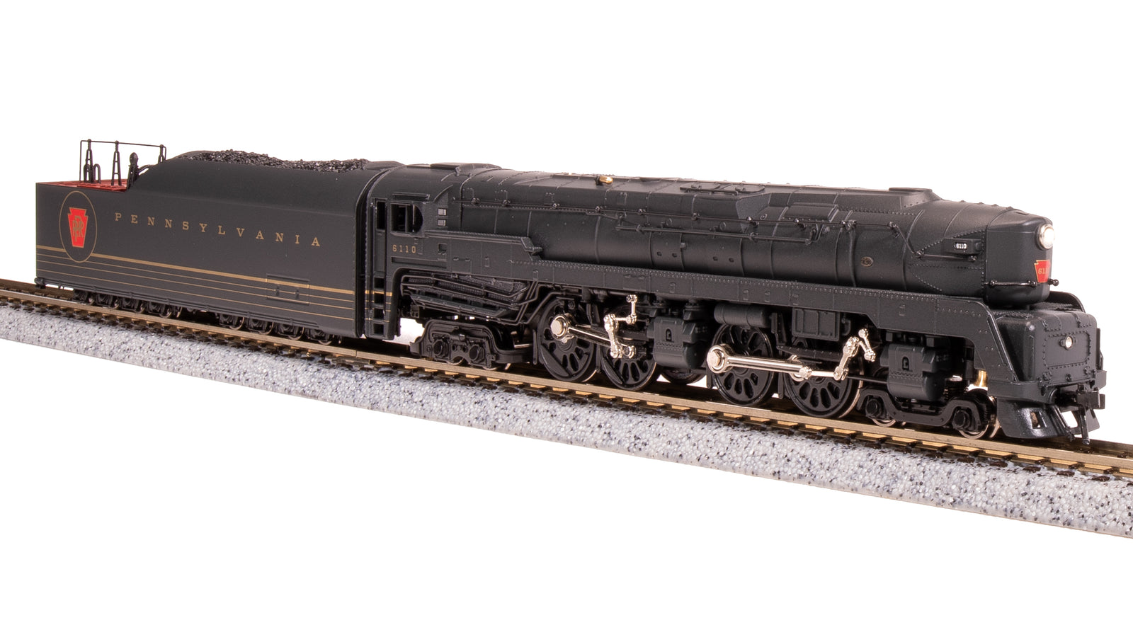 8026 PRR T1 Duplex, #6110, w/ As-Delivered Lettering, Paragon4 Sound/D