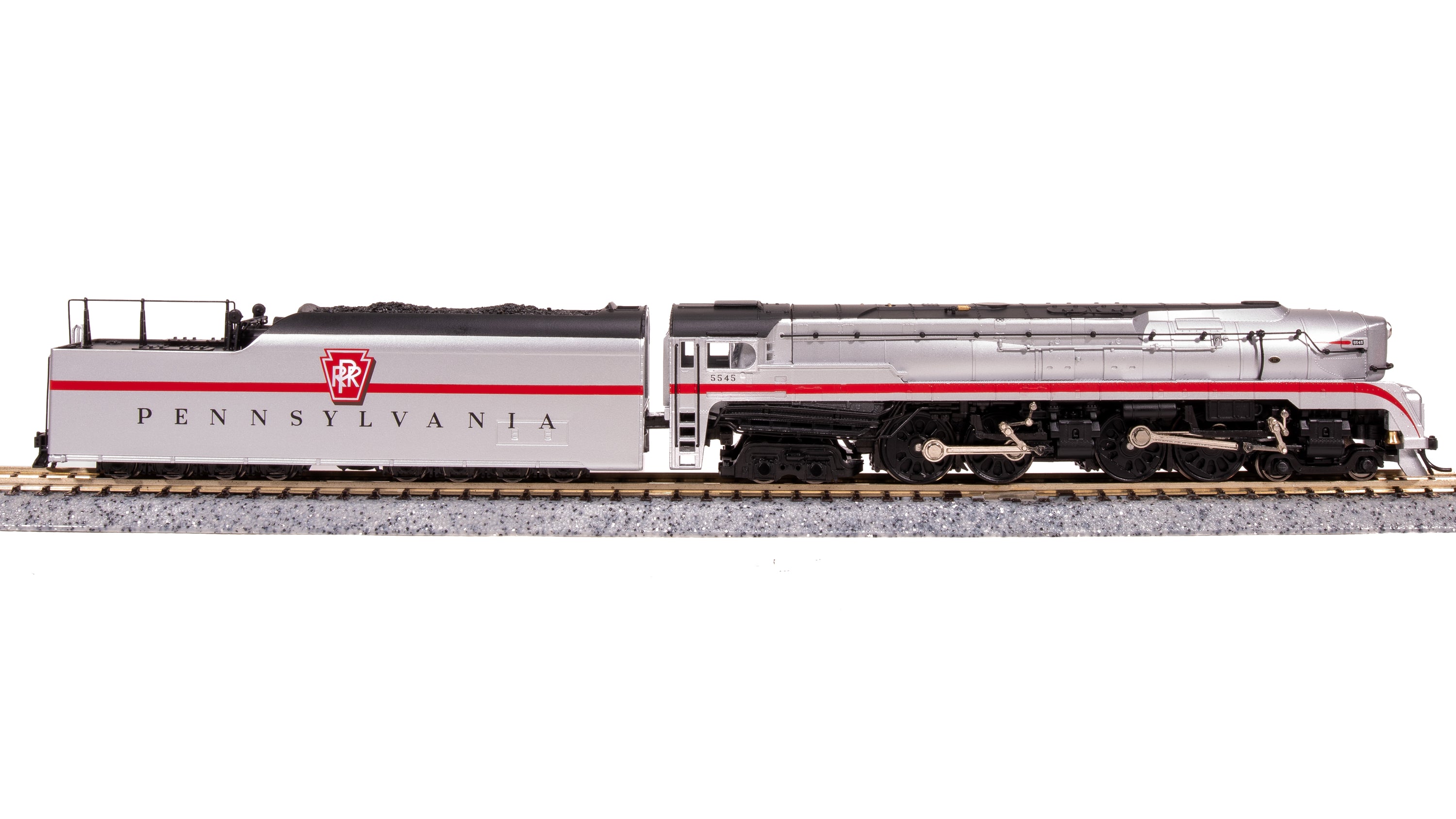 8028 PRR T1 Duplex, #5545, Silver w/ Red, Paragon4 Sound/DC/DCC, N (Fa