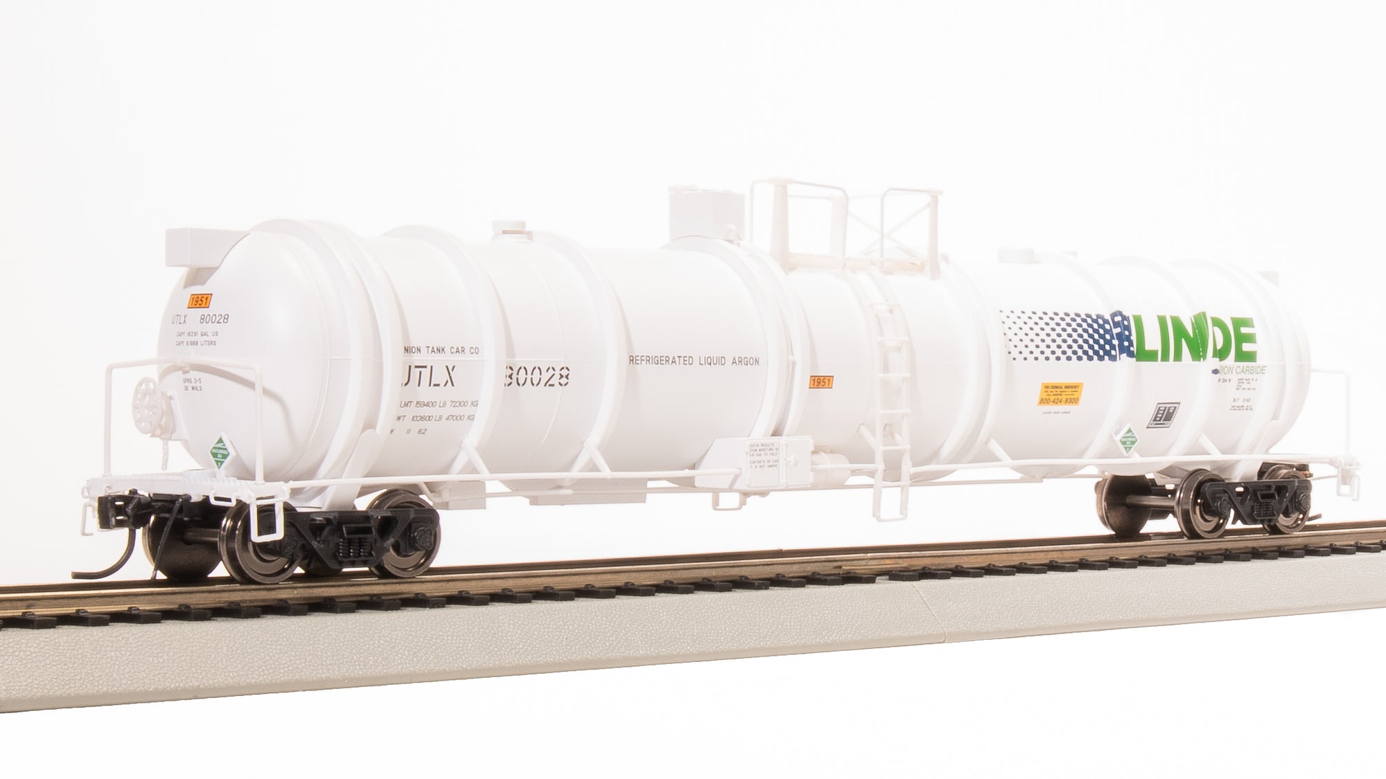 8045 Cryogenic Tank Car, Linde Type C, Single Car, HO