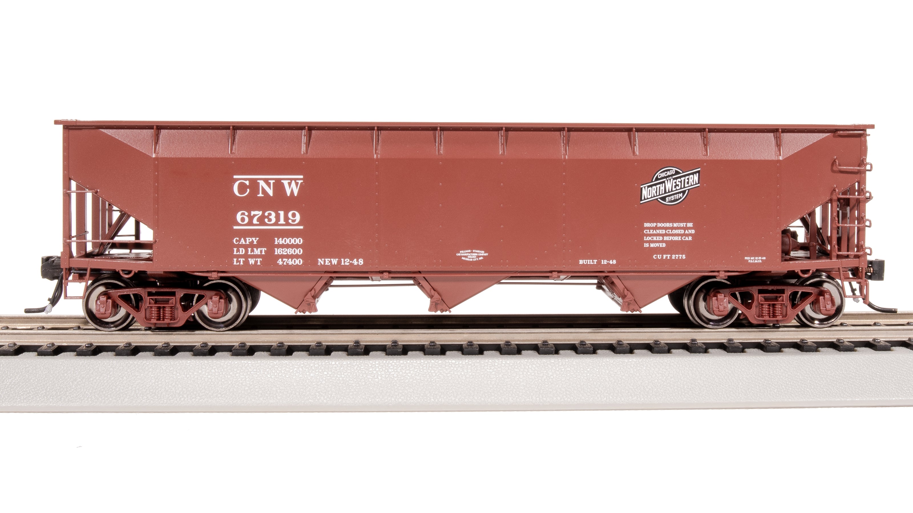 8107 AAR 70-ton Triple Hopper, CNW, #67725, HO