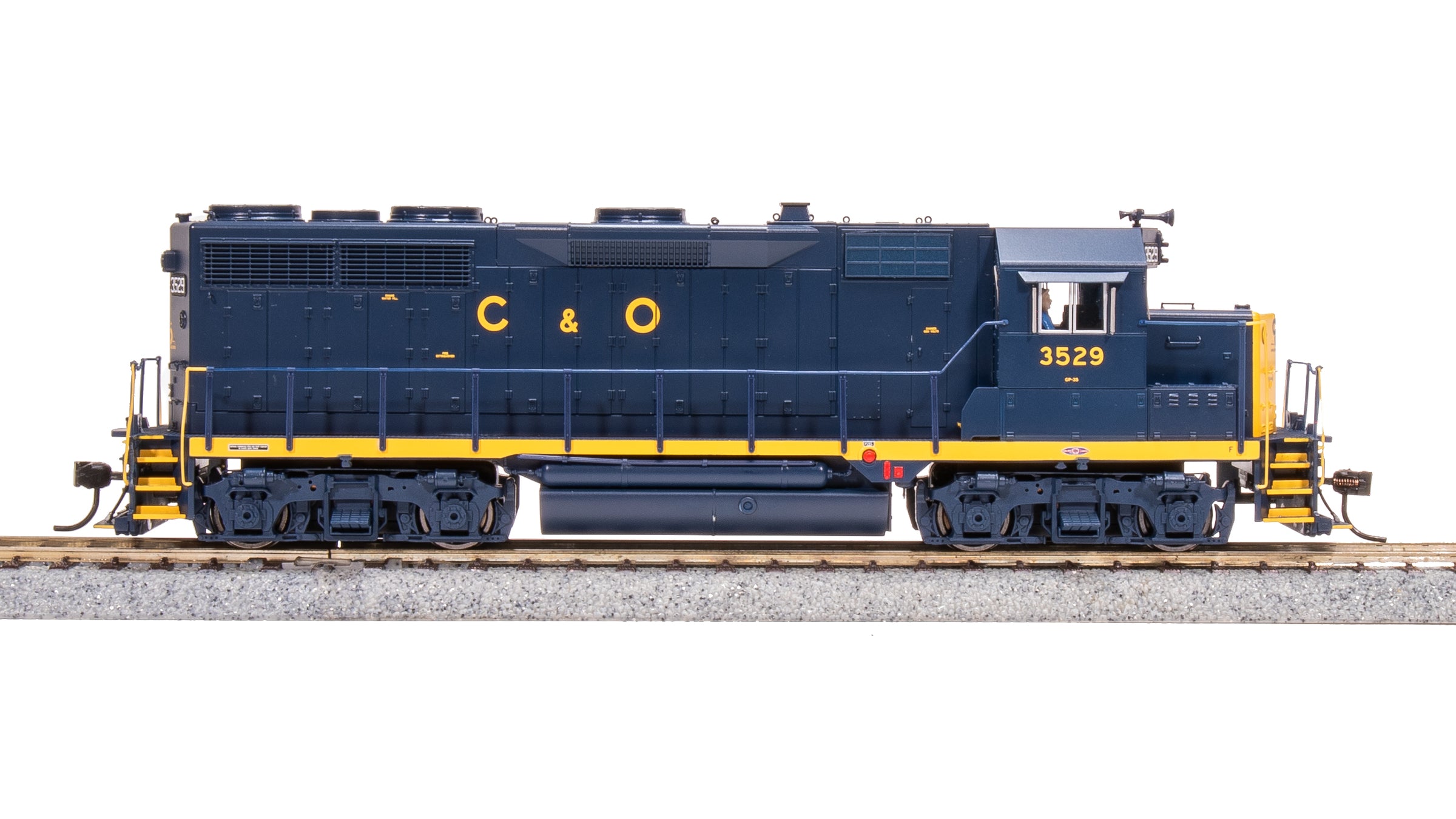 8223 EMD GP35, C&O 3529, "C&O" w/ Yellow Nose, No-Sound / DCC-Ready, H