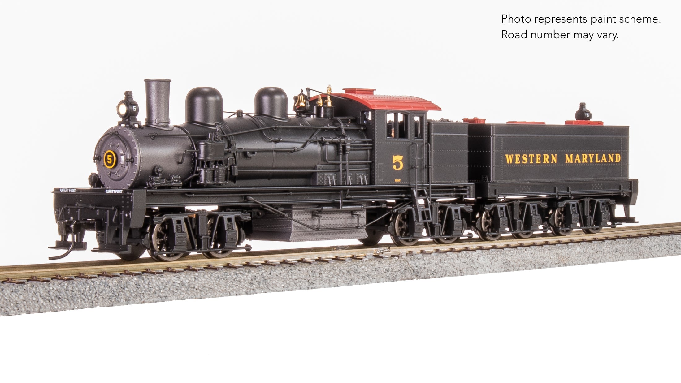 8257 Class D 4-truck Shay, WM #5, No-Sound / DCC-Ready, HO