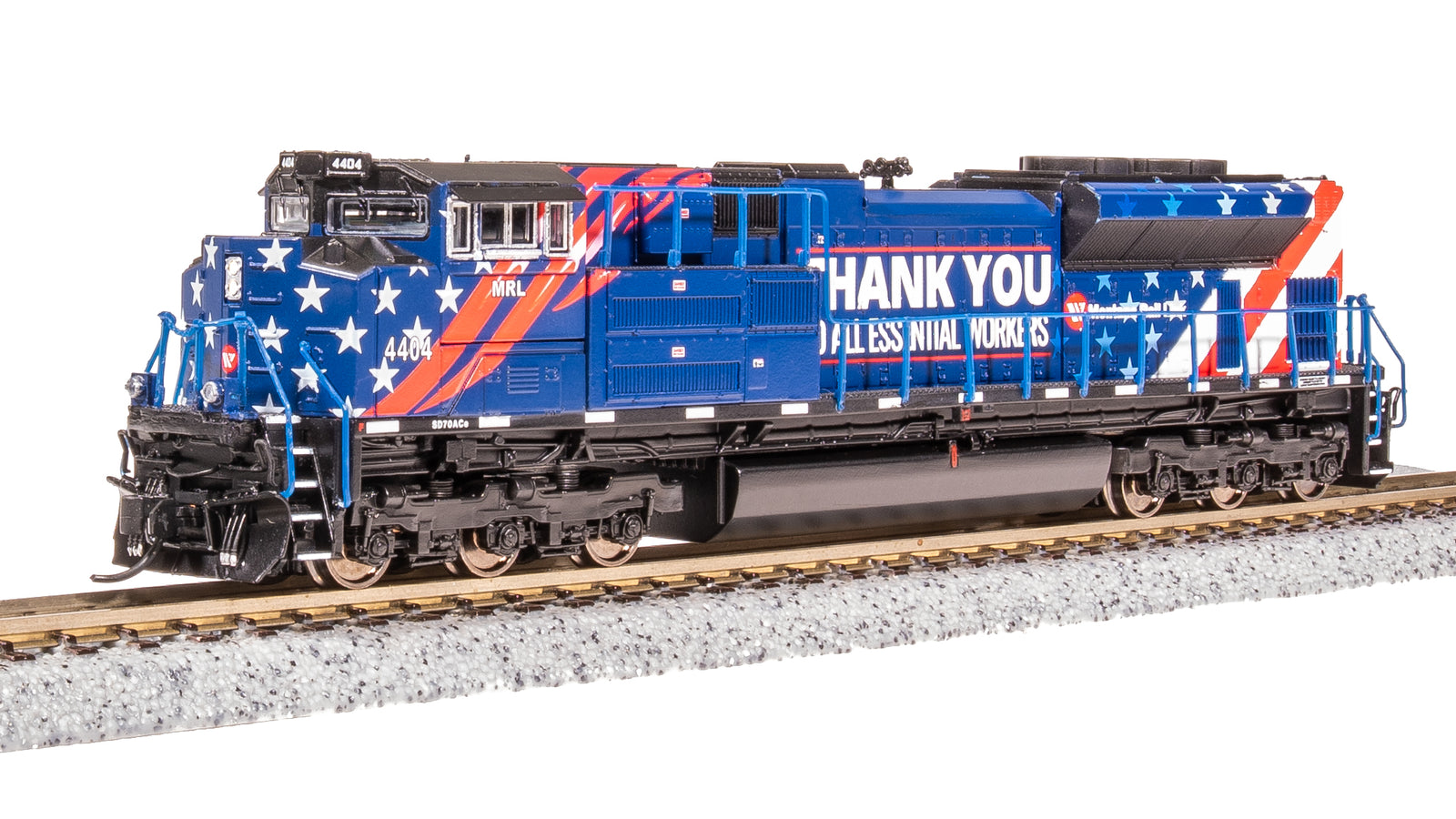 8426 EMD SD70ACe, MRL 4404, Essential Workers Tribute, Paragon4 Sound/