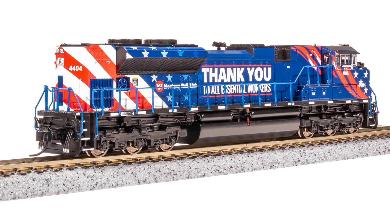 8426 EMD SD70ACe, MRL 4404, Essential Workers Tribute, Paragon4 Sound/