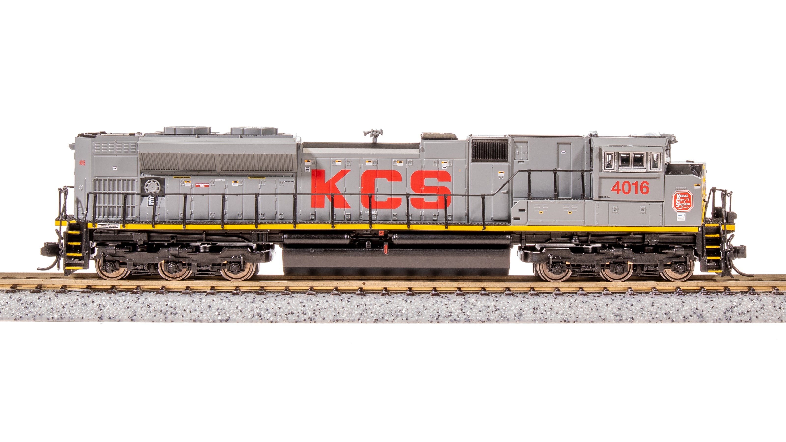 8443 EMD SD70ACe, KCS 4016, Gray/Red/Yellow, No-Sound / DCC-Ready, N