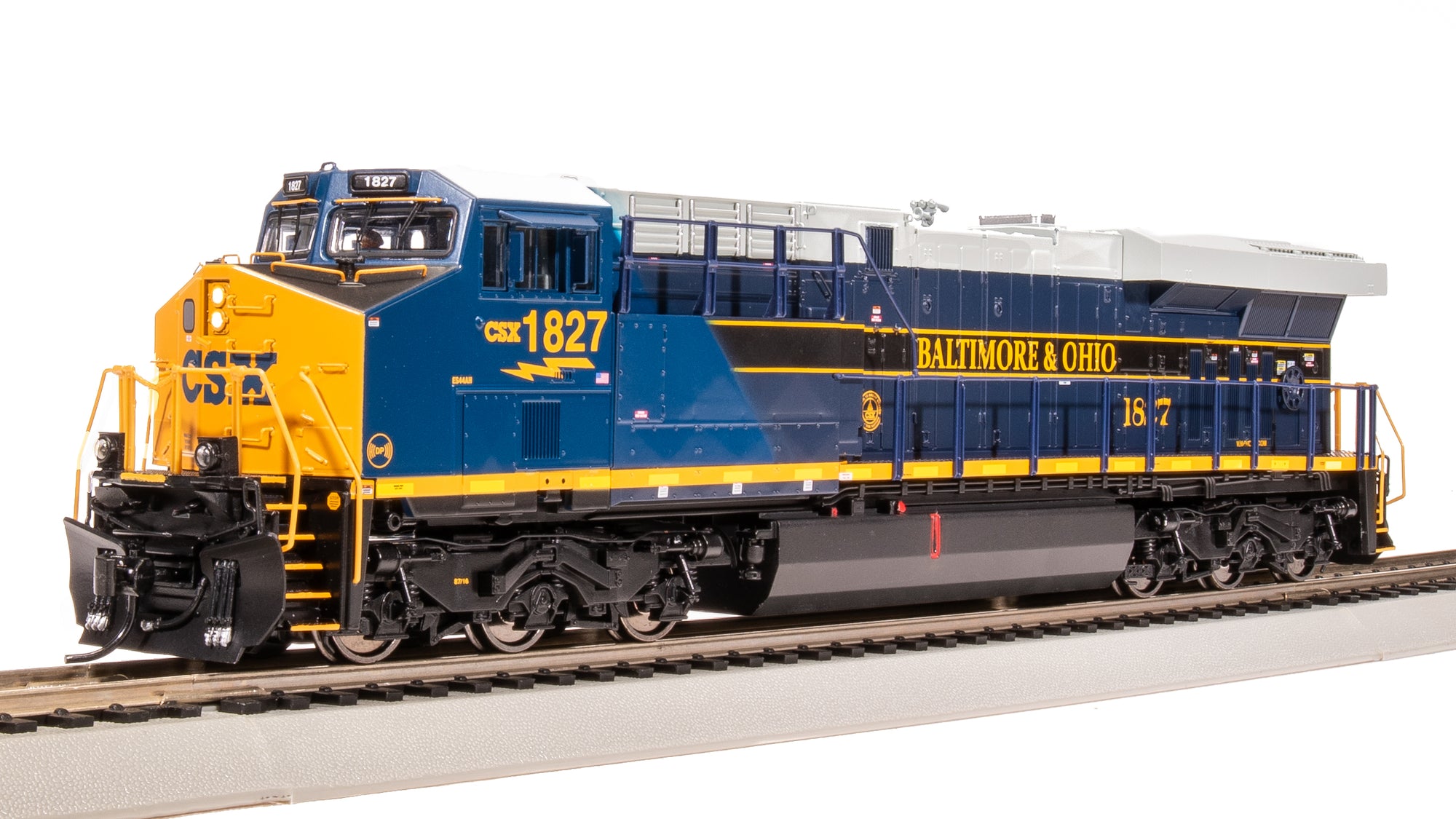 8539 GE ES44AC, CSX #1827, B&O Heritage Paint, Paragon4 Sound/DC/DCC,