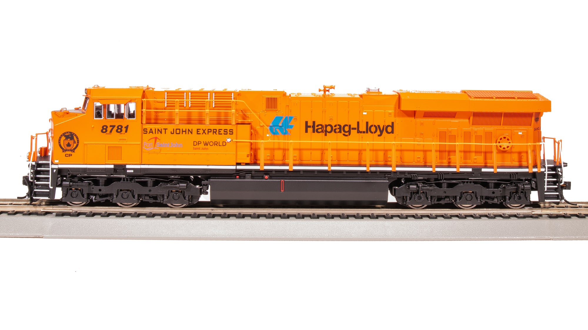 8558 GE ES44AC, CP #8781, "Saint John Express" Orange Paint, No-Sound
