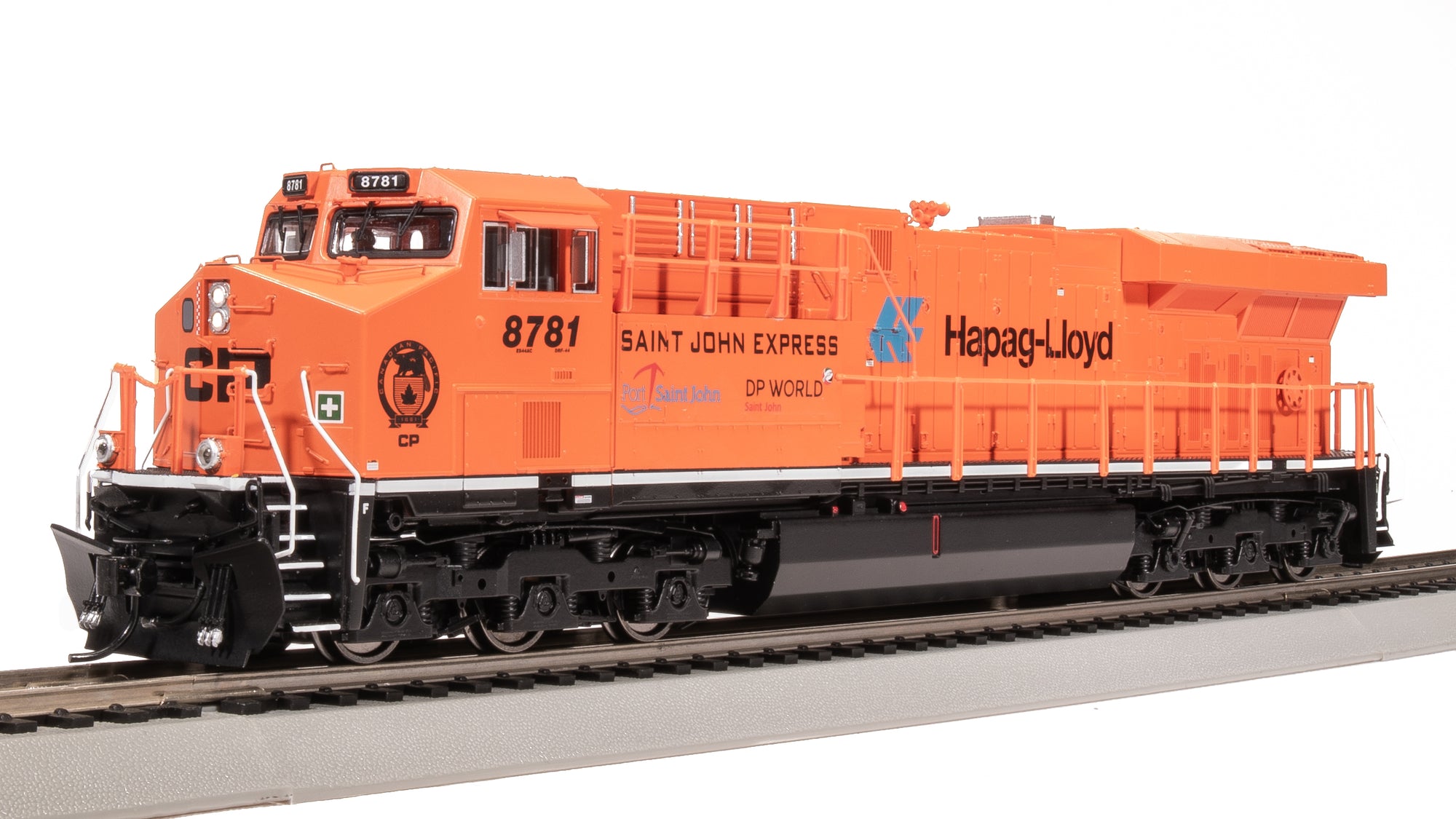 8558 GE ES44AC, CP #8781, "Saint John Express" Orange Paint, No-Sound