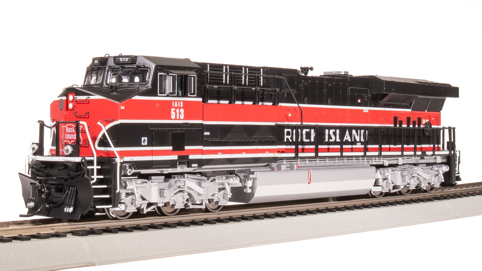 8560 GE ES44AC, IAIS #513, "Rock Island" Black/Red, No-Sound / DCC-Rea