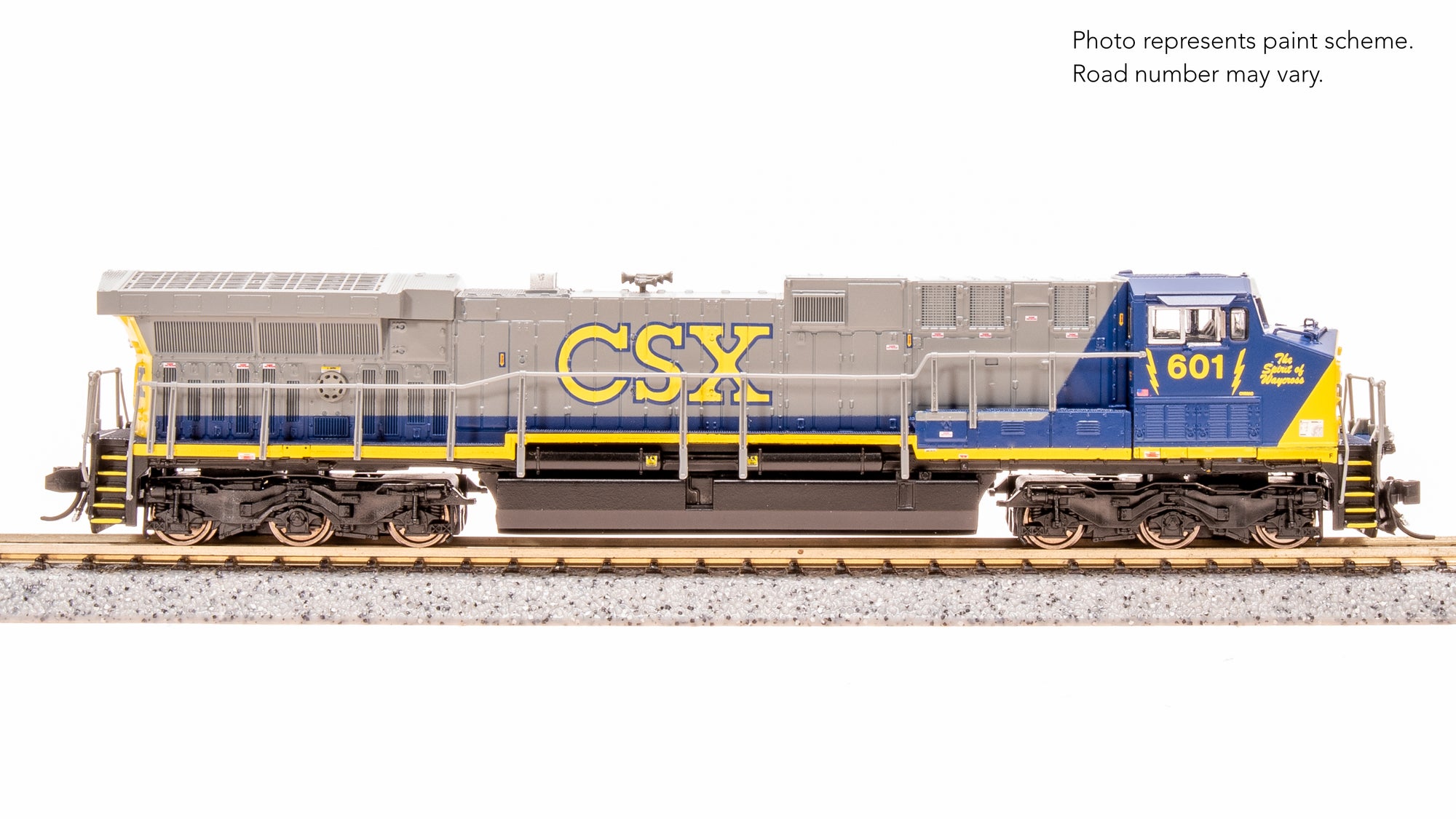 8572 GE AC6000, CSX #601, YN2 Paint, Paragon4 Sound/DC/DCC, N