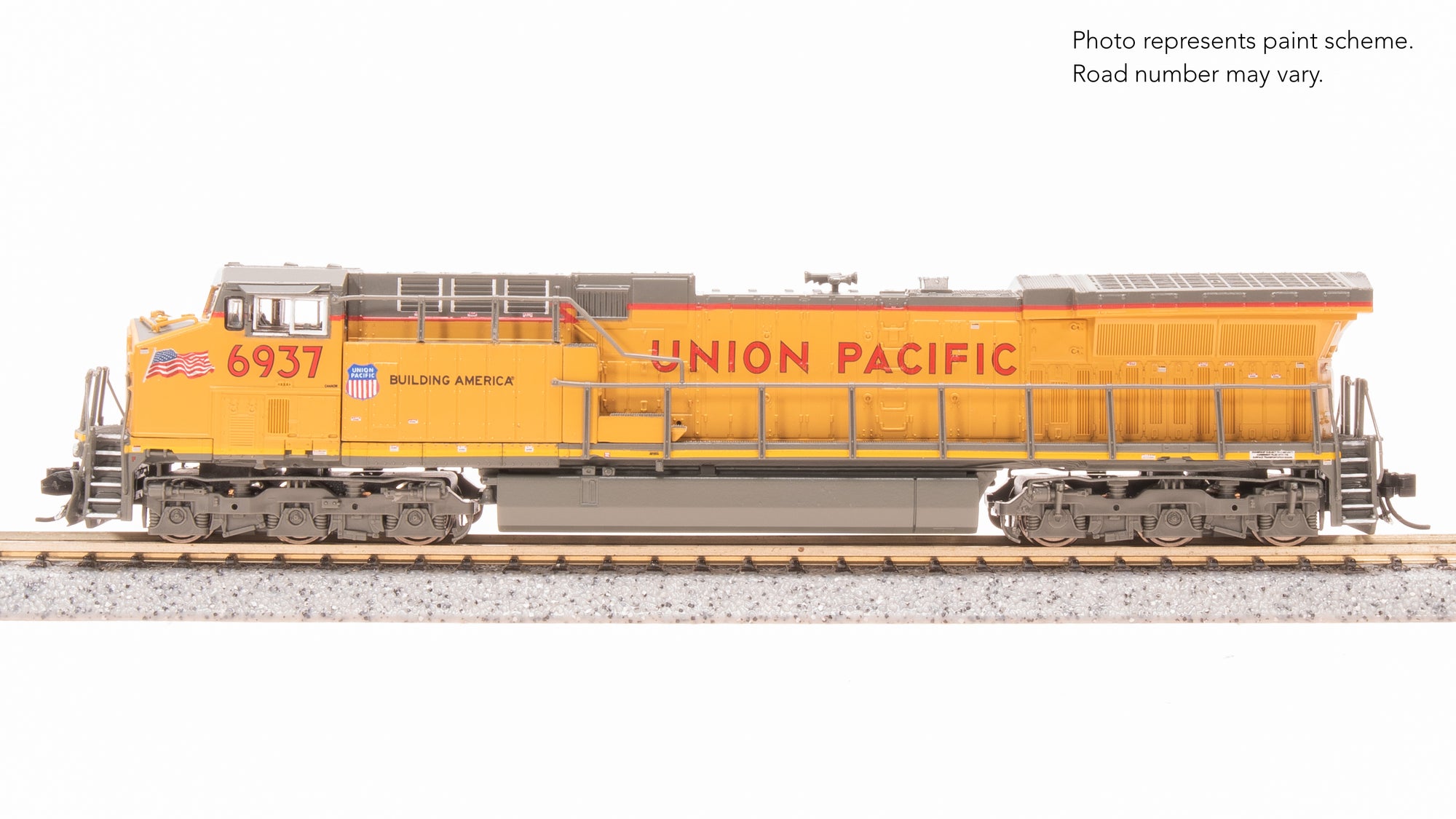 8583 GE AC6000, UP #6965, Small Flags Scheme, Paragon4 Sound/DC/DCC, N