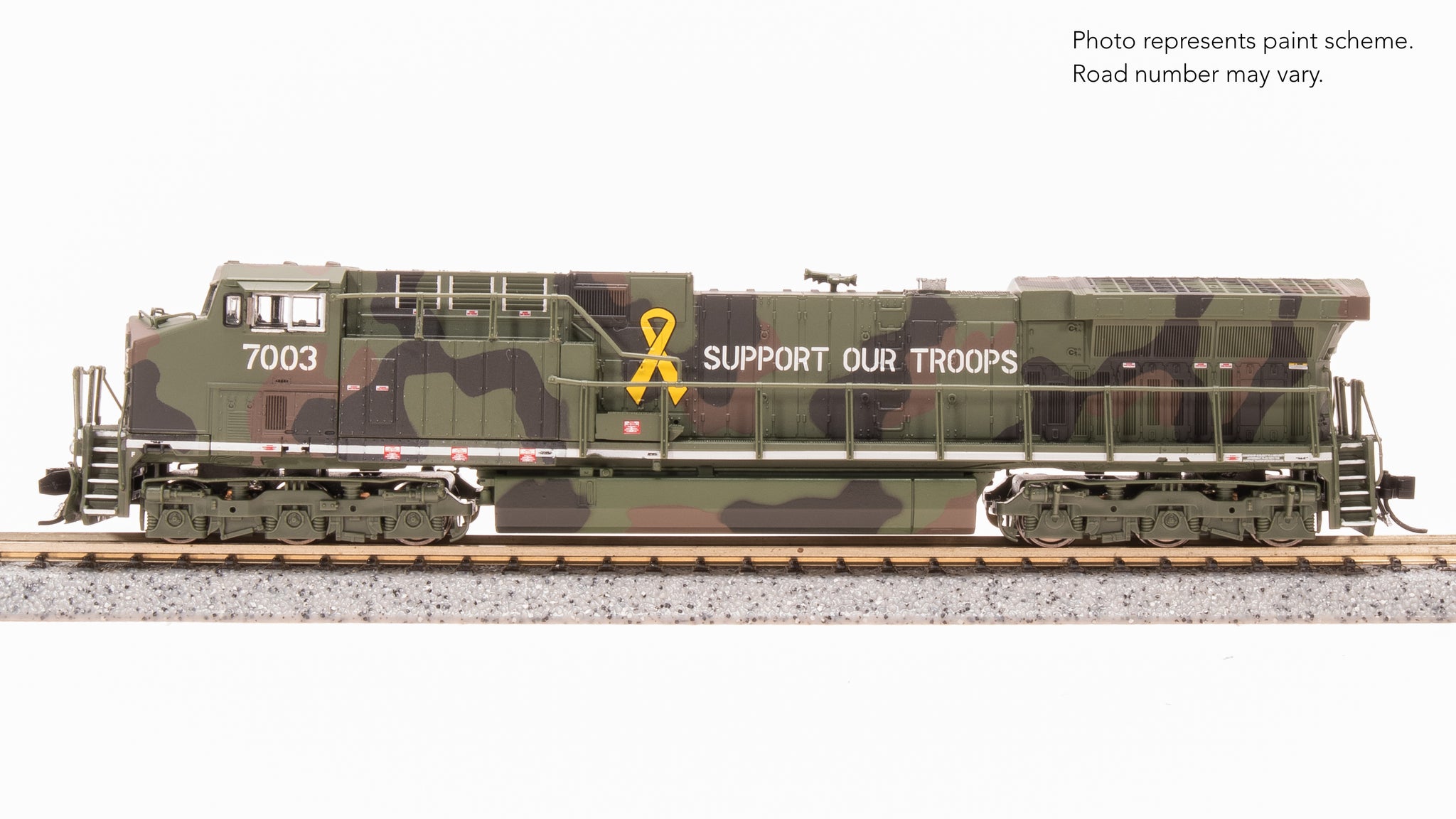 8605 GE AC6000, "Support Our Troops" Fantasy Paint, No-Sound / DCC-Rea
