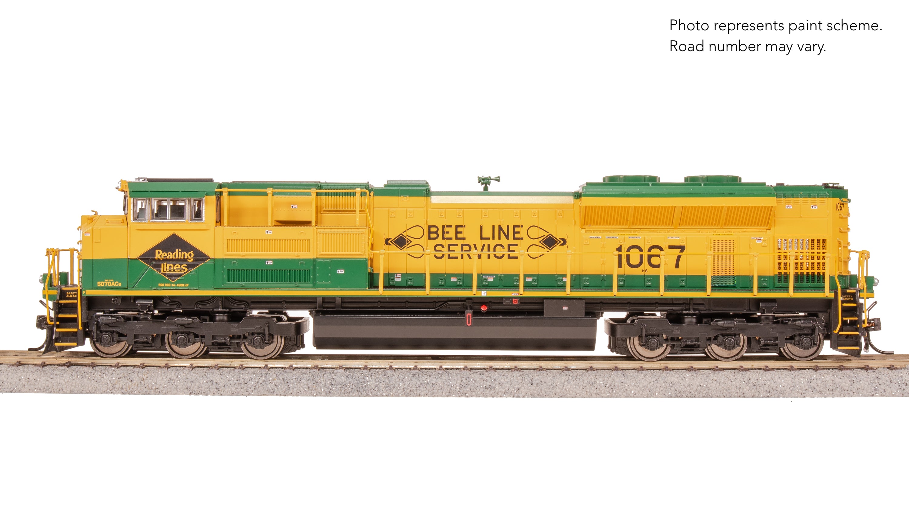 8682 EMD SD70ACe, NS 1067, Reading Heritage Paint, Paragon4 Sound/DC/D