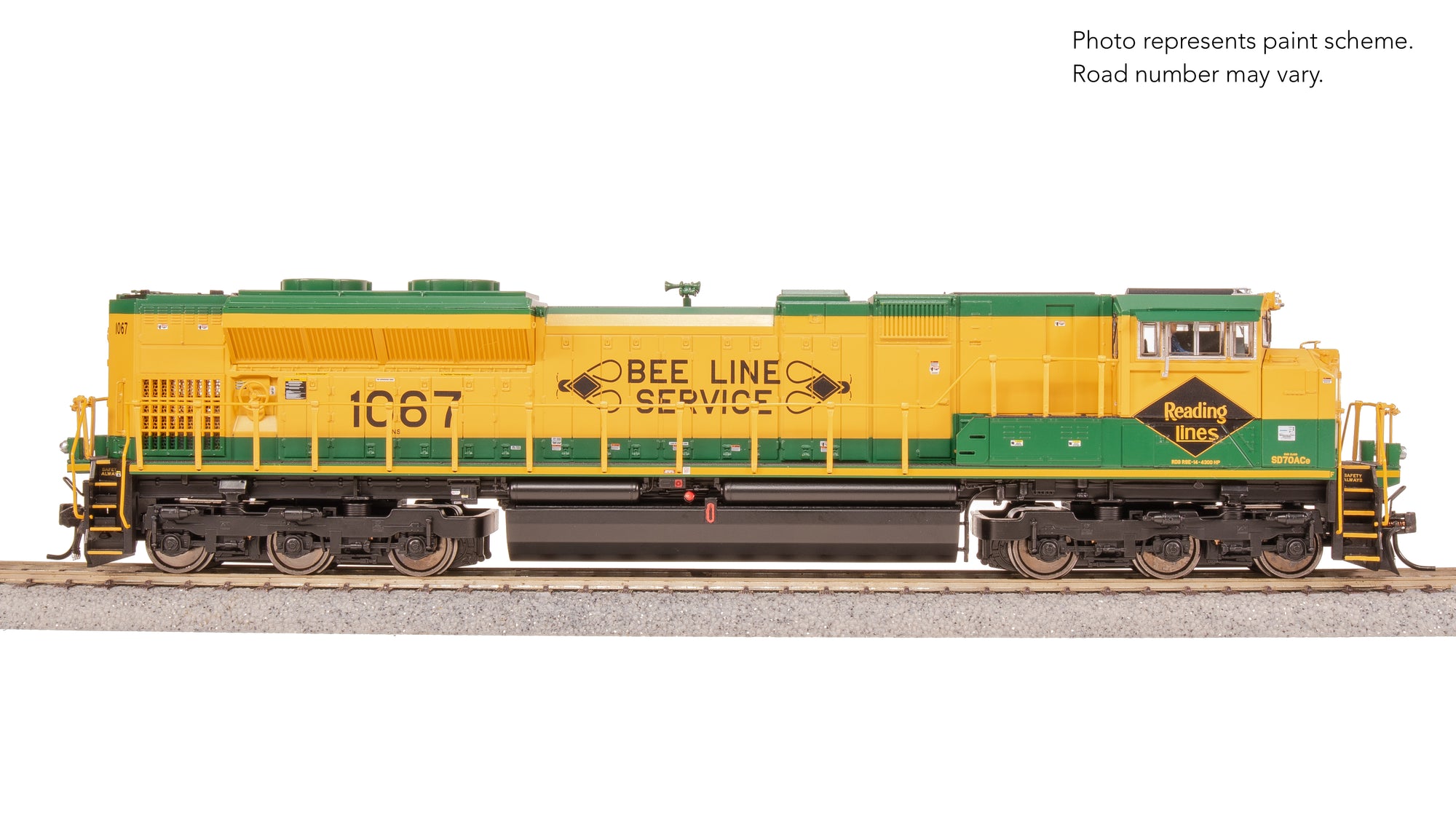 8682 EMD SD70ACe, NS 1067, Reading Heritage Paint, Paragon4 Sound/DC/D