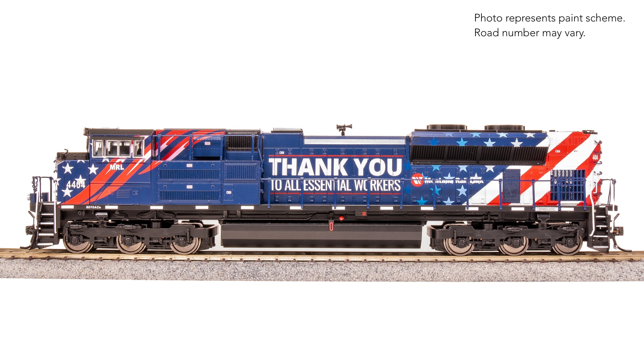 8703 EMD SD70ACe, MRL 4404, Essential Workers, No-Sound / DCC-Ready, H