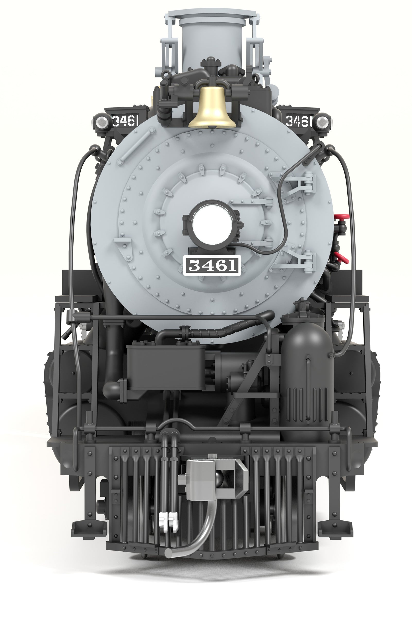 8862 ATSF 3460 Class 4-6-4, #3461, 1940-1942 Appearance, Paragon4 Soun