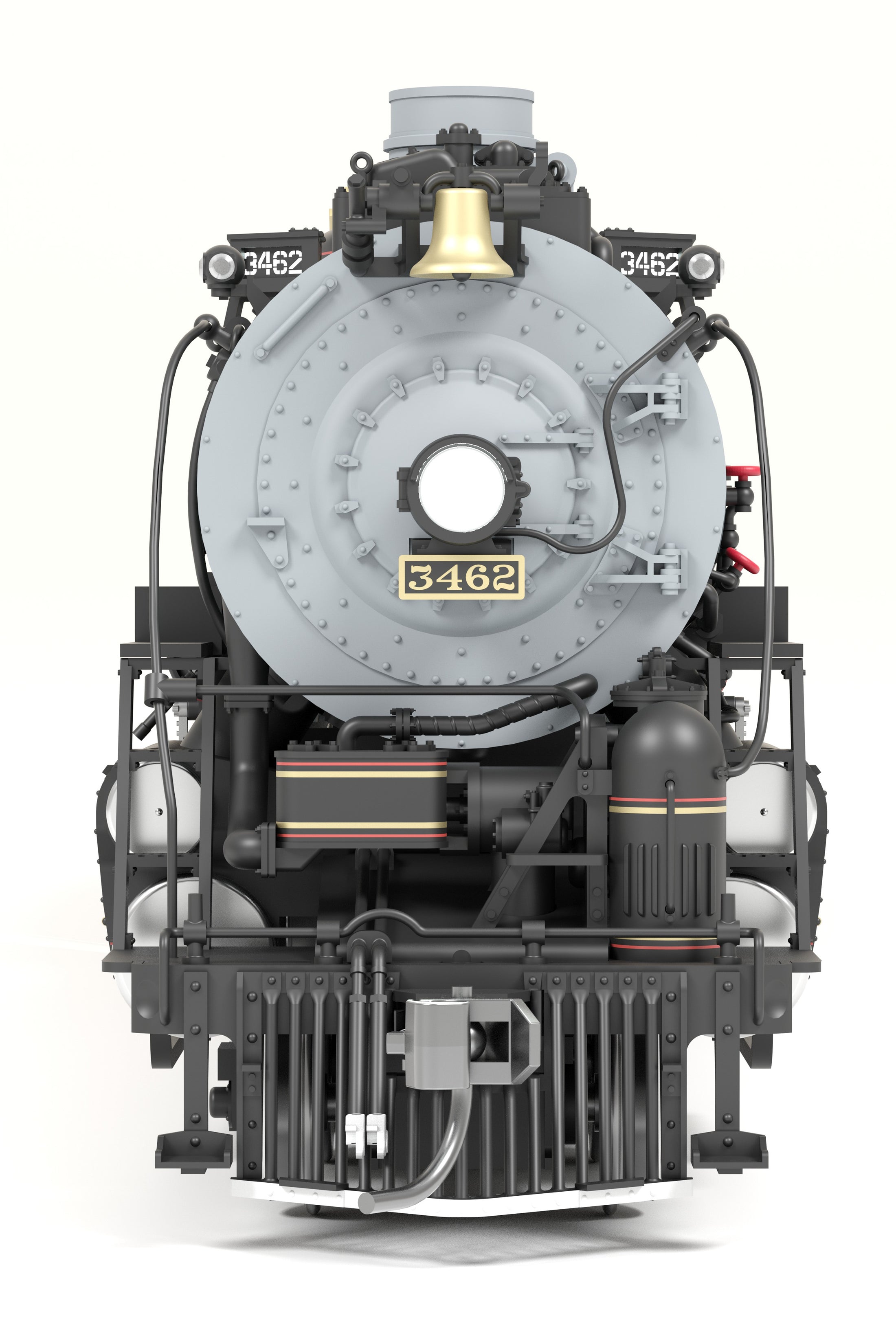 8875 ATSF 3460 Class 4-6-4, #3462, Ornate 1870's Fantasy Scheme, No-So