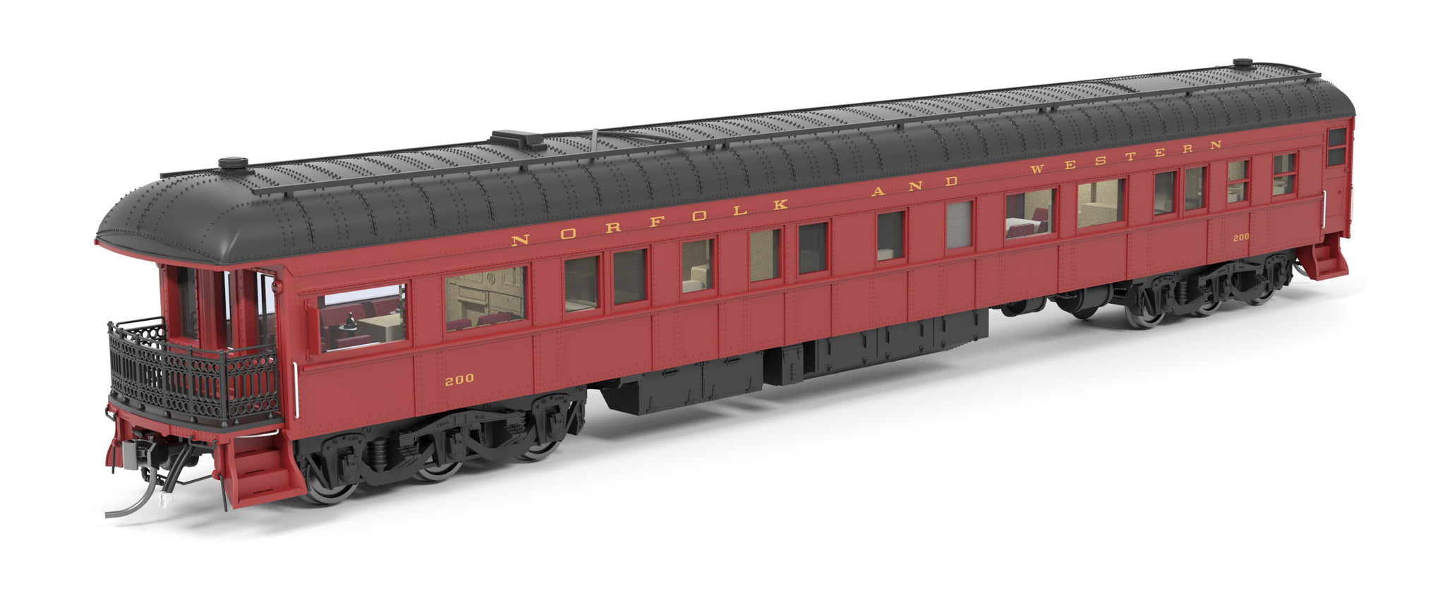8954 Norfolk & Western Business Car, #200, HO Scale