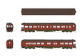 8964 PRR Heavyweight 5-Car Passenger Set, 1930's Era, HO (PB70 #5034,
