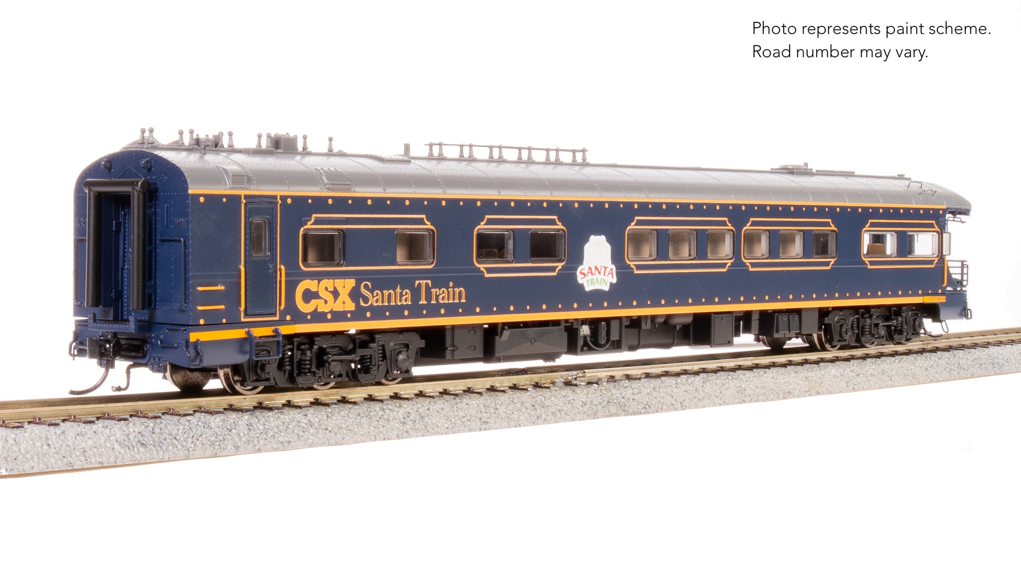 9018 CSX Business Car, #994528, CSX Santa Train, HO (Trainworld Exclus