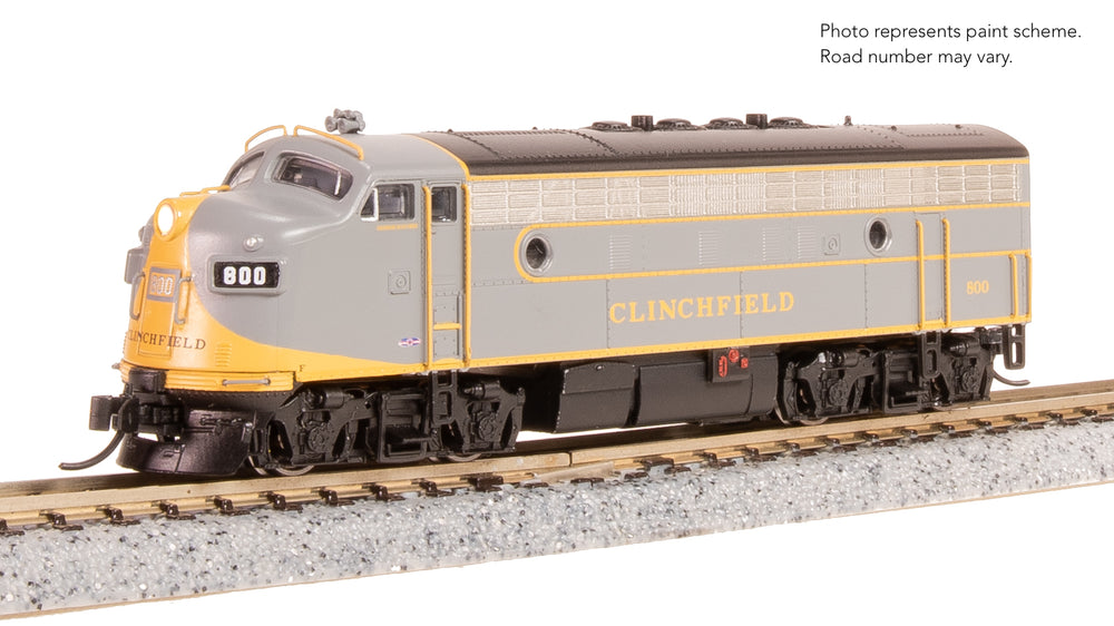 9204 EMD F3A, CRR 800, Restored Gray & Yellow, Paragon4 Sound/DC/DCC,