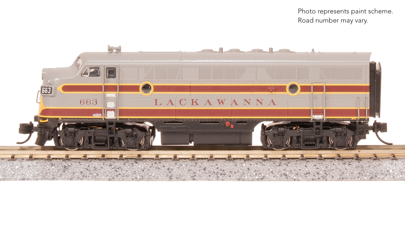 9226 EMD F3A, DLW 663, As Appears Today, No-Sound / DCC-Ready, N