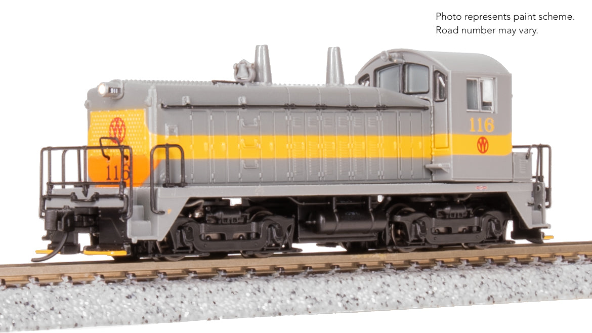 9309 EMD NW2 Switcher, NYO&W 123, Gray w/ Yellow, Paragon4 Sound/DC/DC
