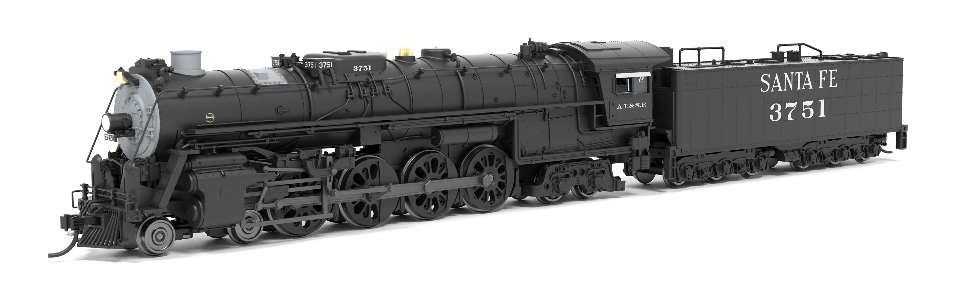 9400 ATSF 4-8-4, #3751, As Appears Today, Paragon4 Sound/DC/DCC, N, w/