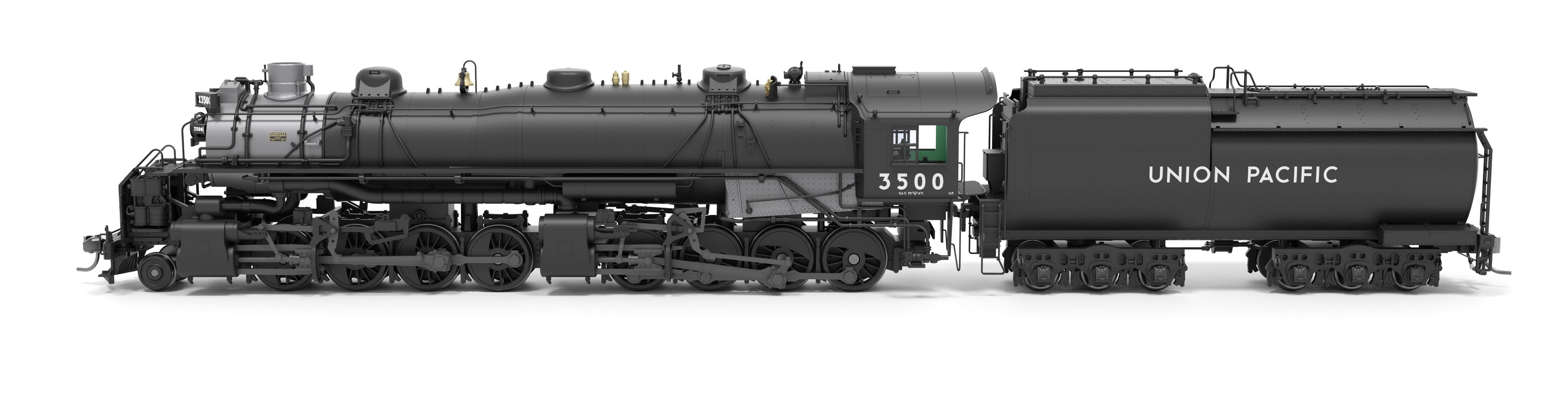 9435 Union Pacific 2-8-8-0 "Bullmoose", SA-C-2, #3514, Post-1944 Appea