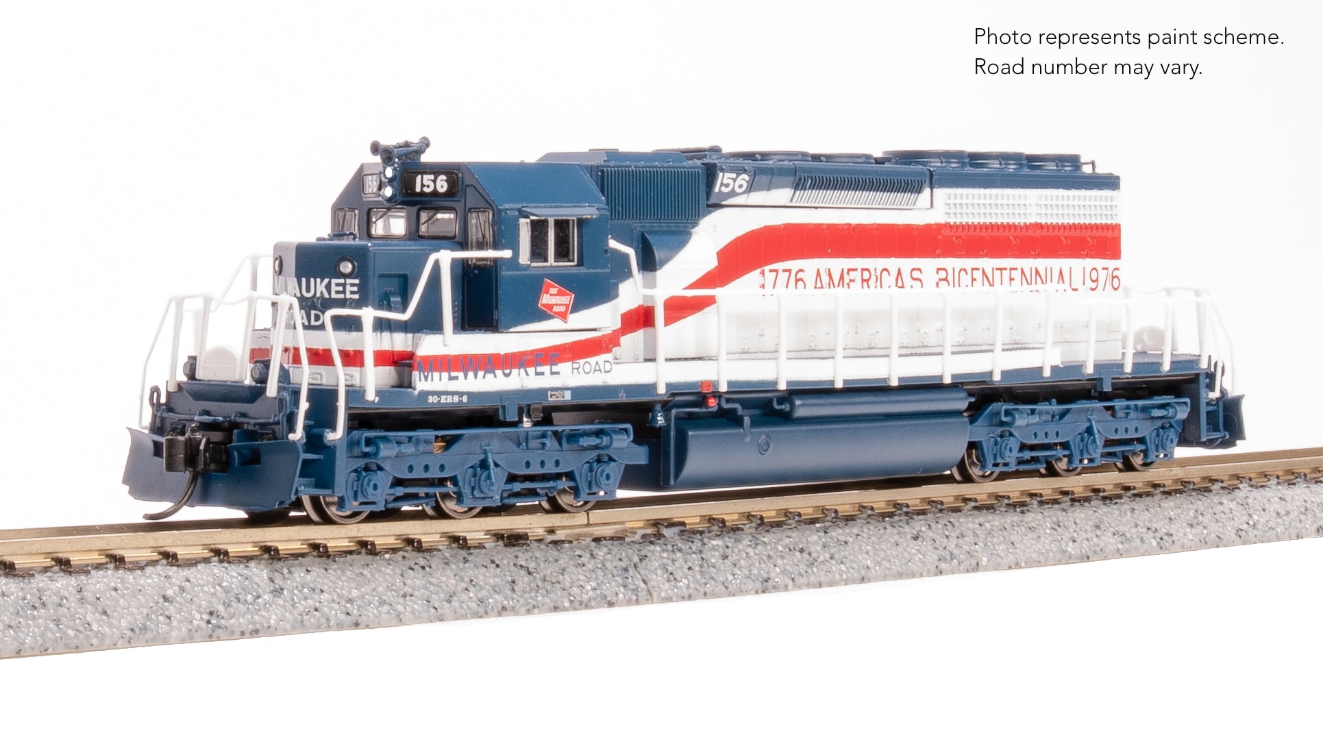 9486 EMD SD40-2, MILW 156, Bicentennial Paint Scheme, No-Sound / DCC-R