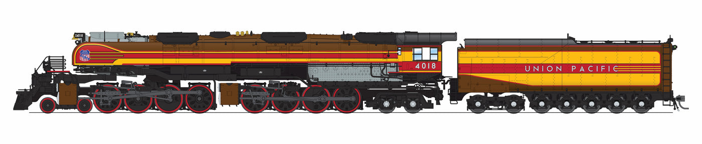 9509 UP Big Boy 4-8-8-4, #4018, Union Pacific 49er Fantasy Paint, Para