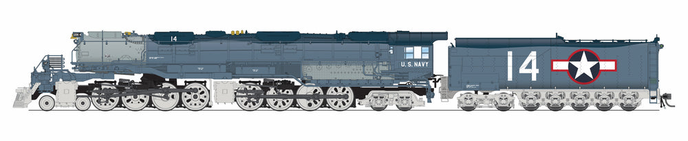 9511 UP Big Boy 4-8-8-4, #14, US Navy Fantasy Paint, Paragon4 Sound/DC