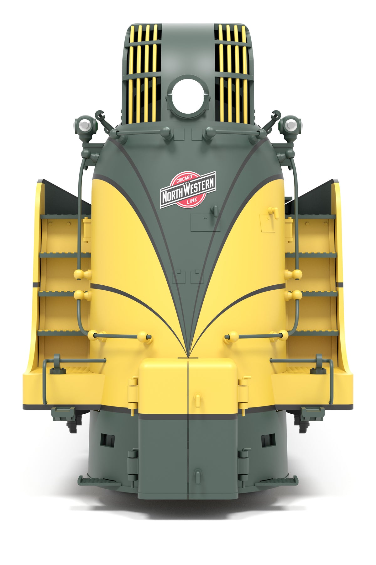 9540 C&NW 4-6-2 "Yellow Jacket", #1617, 1942 Appearance, Paragon4 Soun