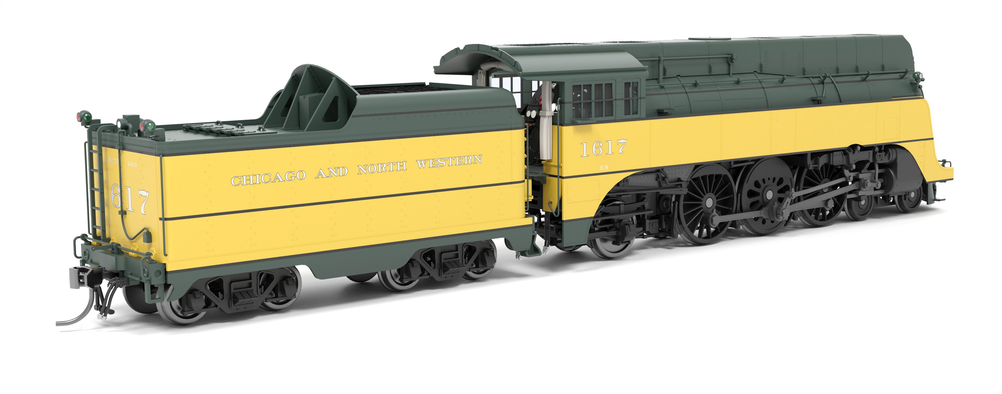 9540 C&NW 4-6-2 "Yellow Jacket", #1617, 1942 Appearance, Paragon4 Soun