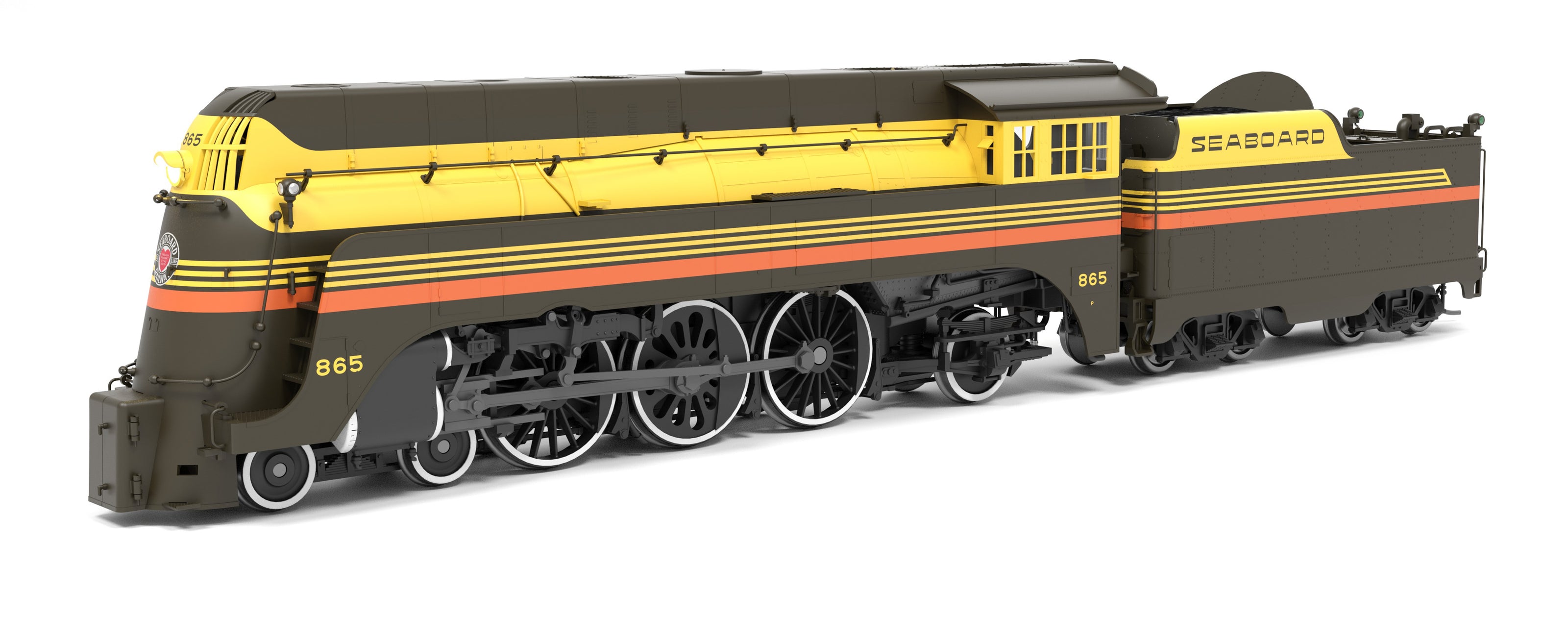 9553 C&NW 4-6-2, SAL #865, "Silver Meteor" Passenger Scheme, No-Sound