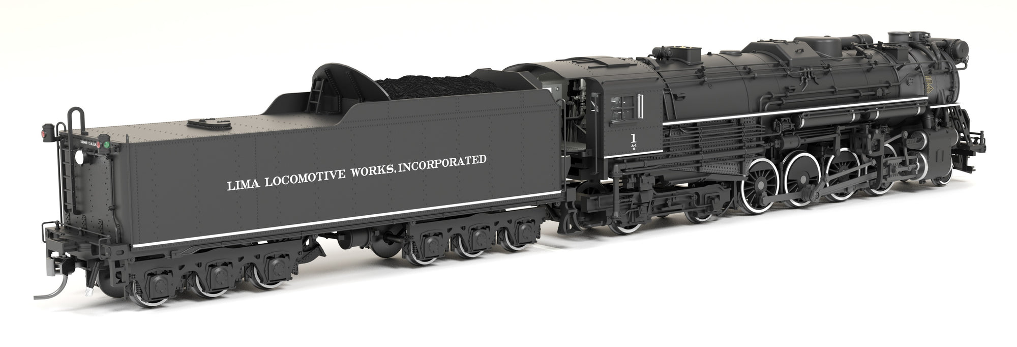 9613 Lima Locomotive Works #1, 1920's Appearance, No-Sound / DCC-Ready
