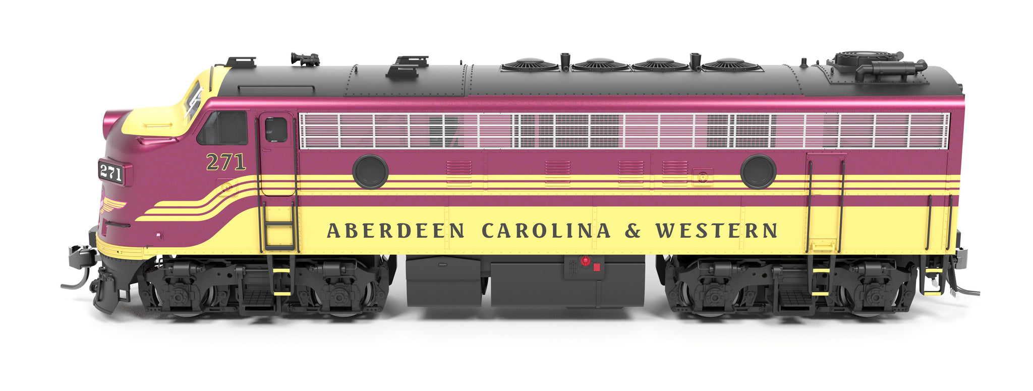 9680 EMD F9A, ACWR 271, Magenta & Yellow, Paragon4 Sound/DC/DCC, HO