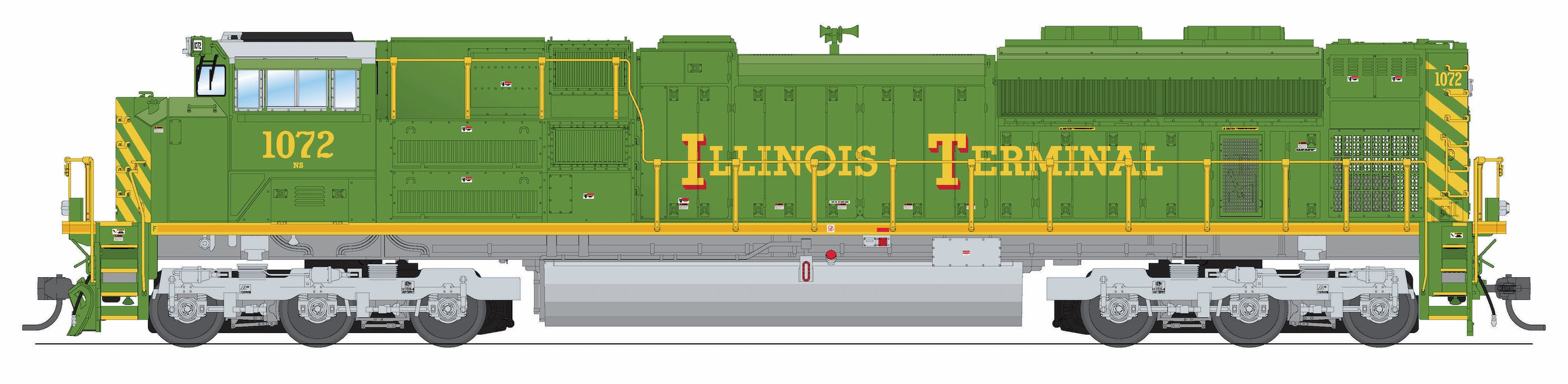 9786 EMD SD70ACe, NS 1072, ITC Heritage Paint, Paragon4 Sound/DC/DCC,