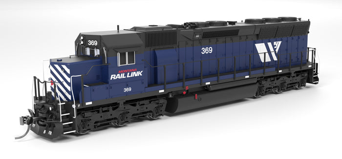 REFURBISHED R9817 EMD SD45, MRL 369, Blue w/ "W" logo (2000-2015), Par