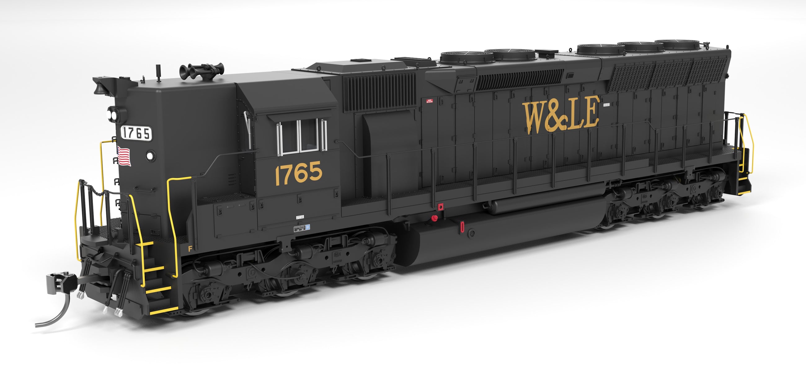 9828 EMD SD45, WLE 1765, Early Scheme, No-Sound / DCC-Ready, HO (Chase