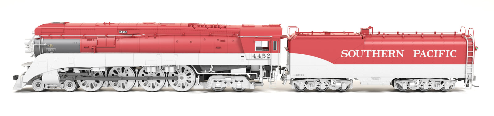 9846 Southern Pacific GS-4, #4452, SP Golden State Fantasy Paint, Para