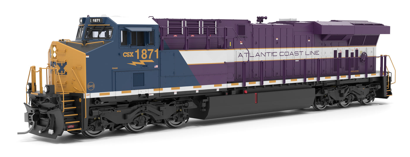9861 GE ES44AC, CSX 1871, ACL Heritage Paint, No-Sound / DCC-Ready, HO