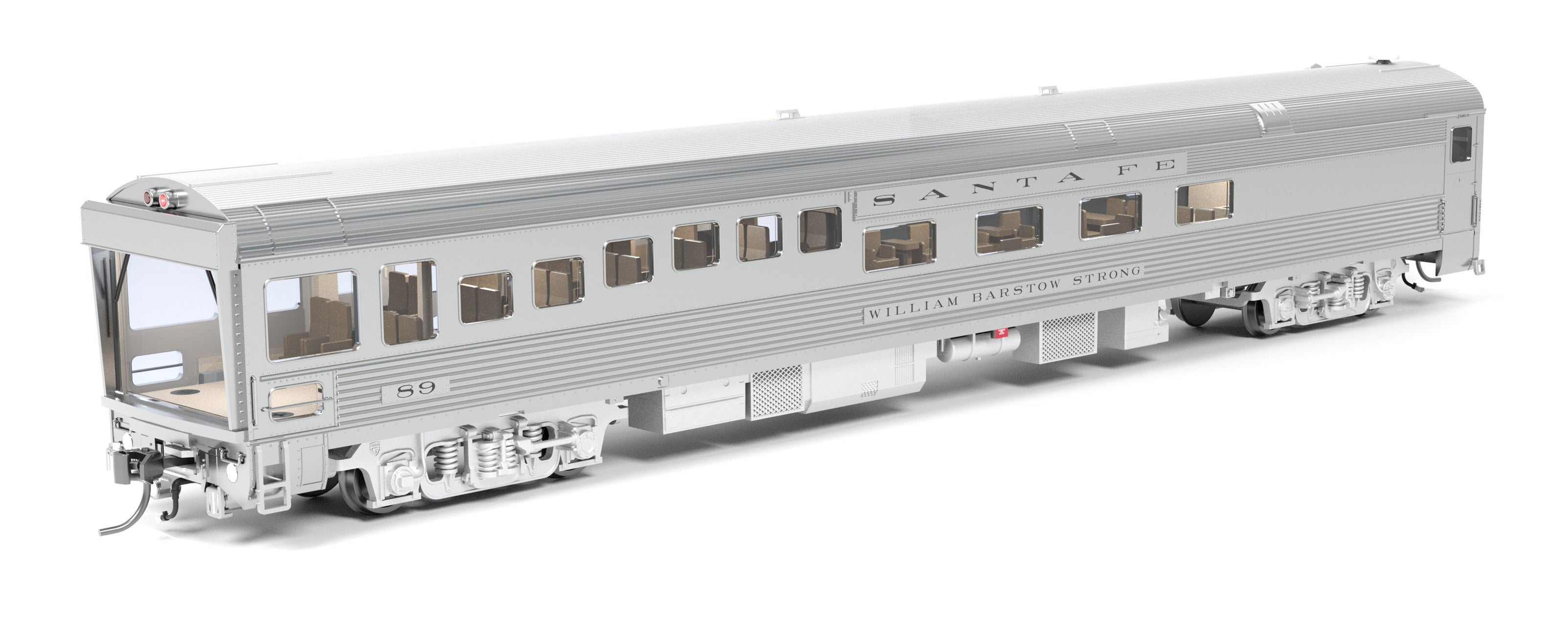 9992 ATSF Track Inspection Car, ATSF #89 "William Barstow Strong", 199