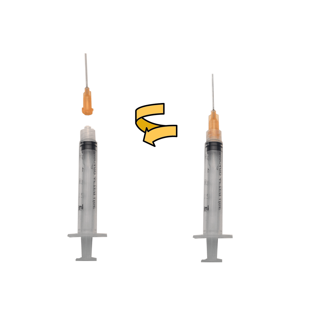 Syringe for N scale Smoke Unit