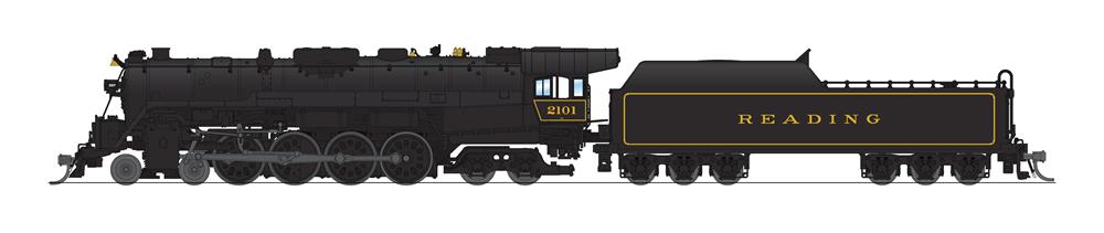 8240 Reading T1 4-8-4, In Service Version #2101, No-Sound / DCC-Ready,