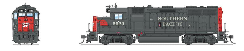 7546 EMD GP35, SP 6629, Bloody Nose, SP on Nose, Paragon4 Sound/DC/DCC