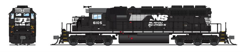 9958 EMD SD40-2, NS 6105, Horsehead Scheme, No-Sound / DCC-Ready, N