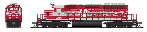 7969 EMD SD40-2, WSOR 4170, 40th Anniversary Engine, Paragon4 Sound/DC